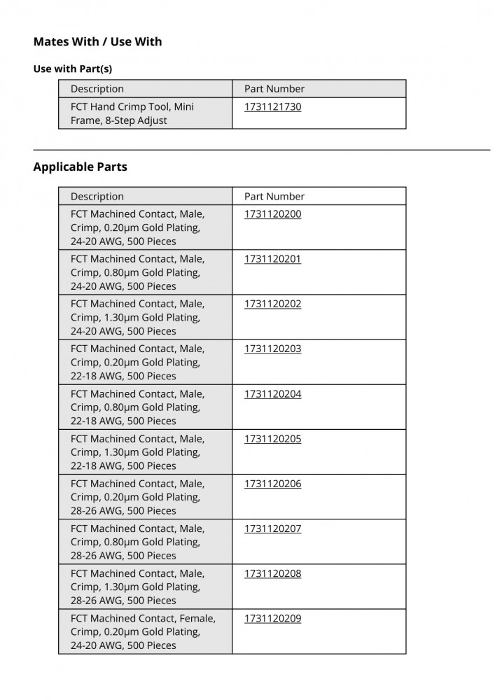 MOLEX 1731121733 product drawing page 3