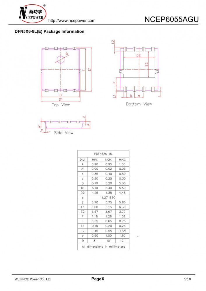 NCEP6055AGU datasheet page 6