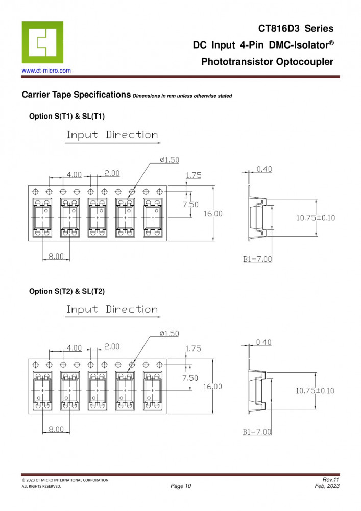 CT816D3 datasheet page 10