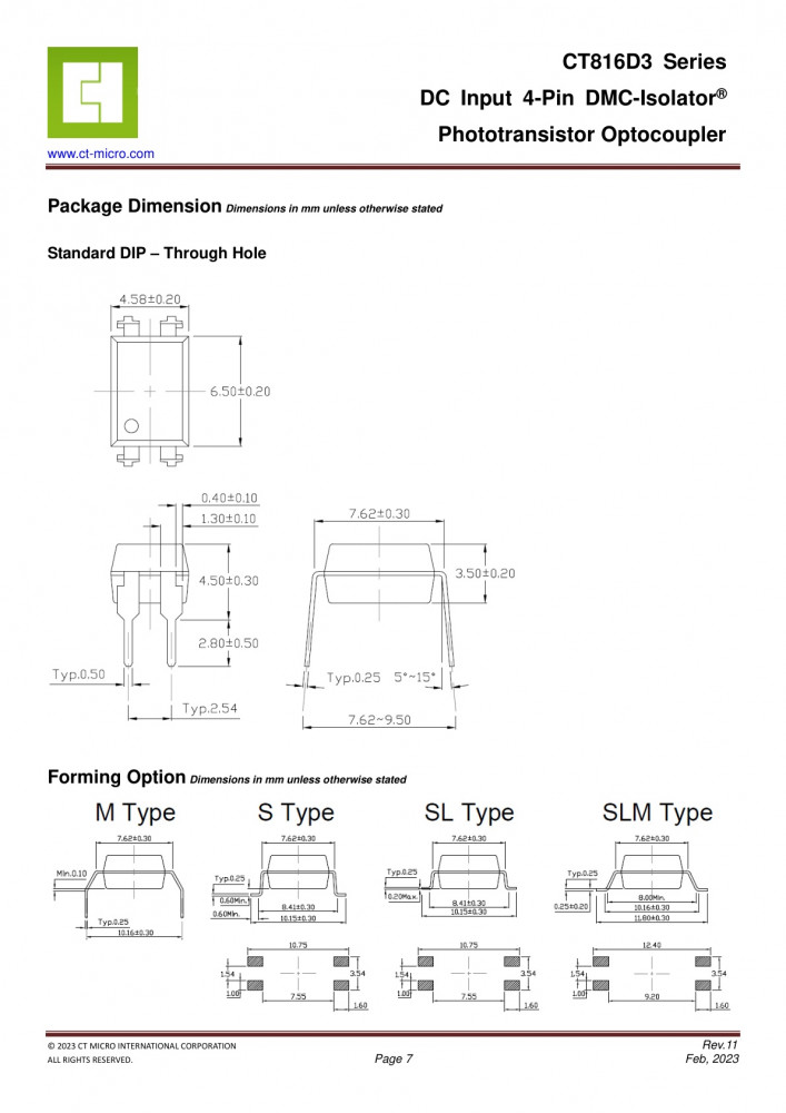 CT816D3 datasheet page 7