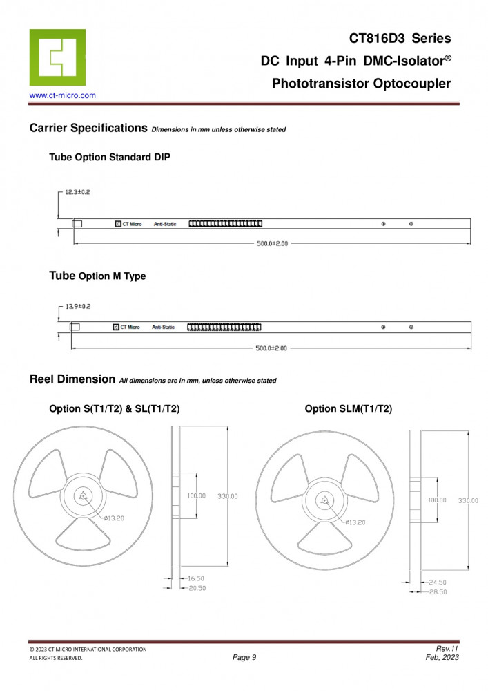 CT816D3 datasheet page 9