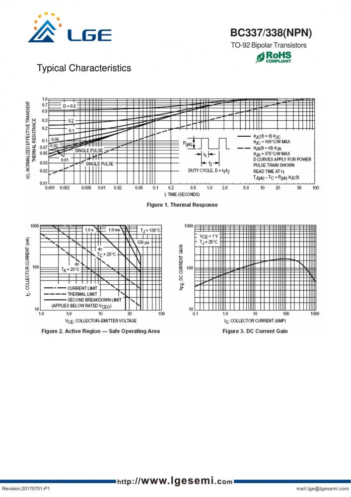 LGE BC337-40 datasheet page 2