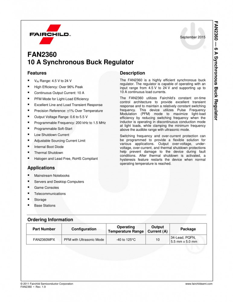 FAN2360 technical document page 2
