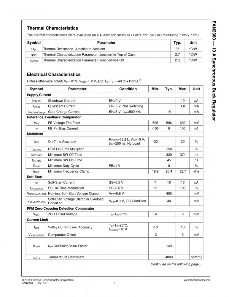 FAN2360 technical document page 6