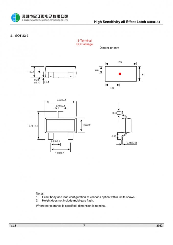 BDH8181 datasheet page 7