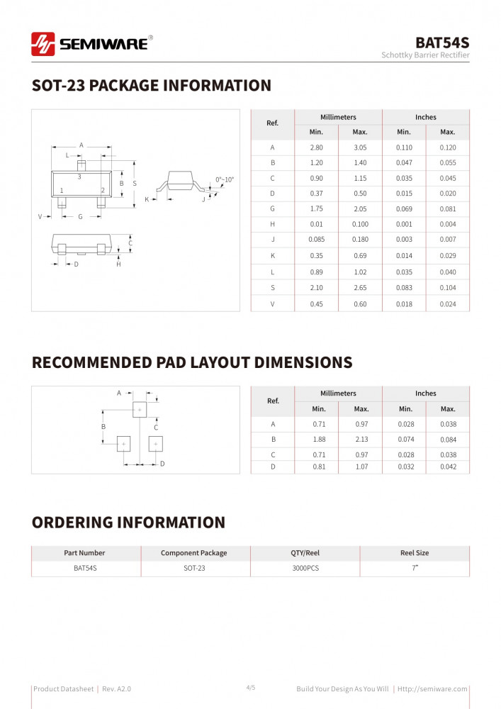 BAT54C3 datasheet page 4