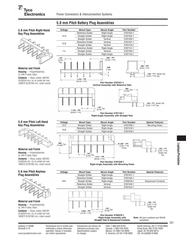 TE Connectivity battery interconnect document page 5