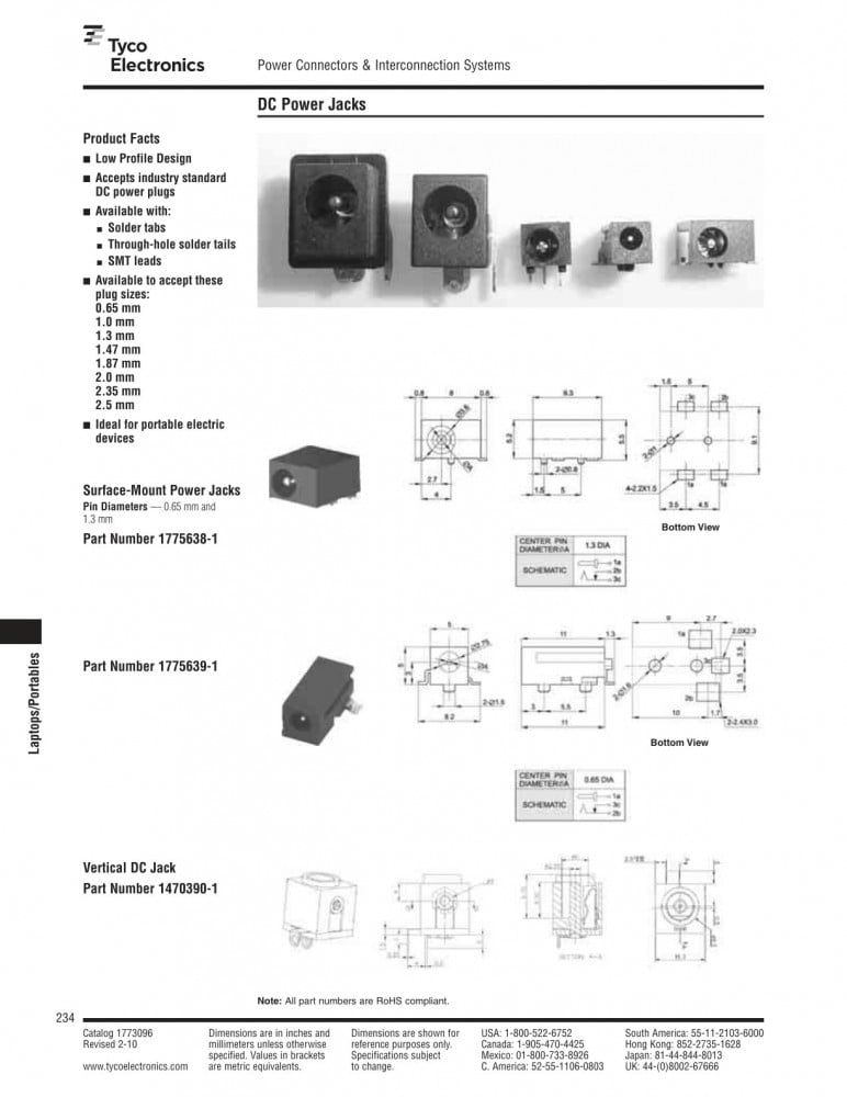 TE Connectivity battery interconnect document page 8