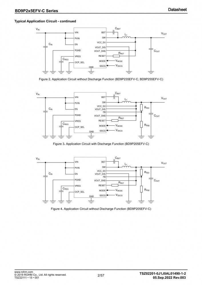 BD9P255EFV-CE2 datasheet page 2