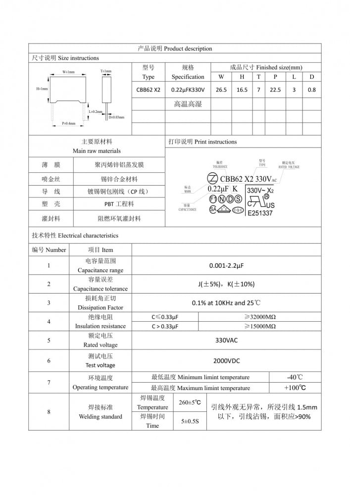 GPX224KA5Z1356BF1 specification page 2