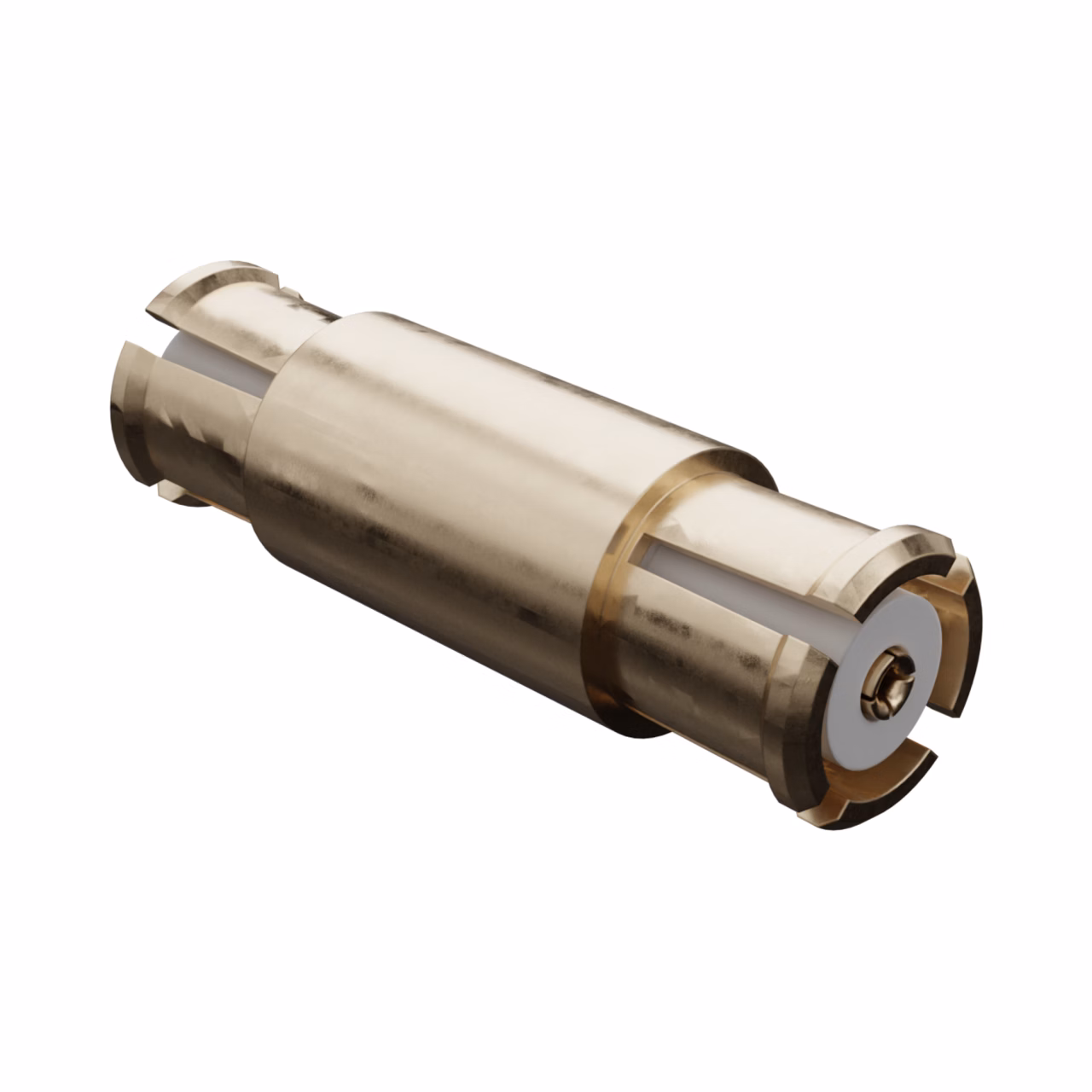 SMP Jack-to-SMP Jack Adapter, Straight, 11.40mm Length, 0.25µm Gold (Au) Plating, One Piece Per Bag, 50 Ohms for sale