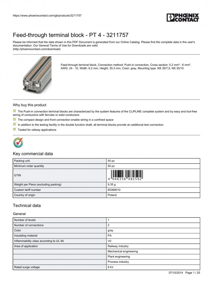 PT 4 3211757 technical document page 1