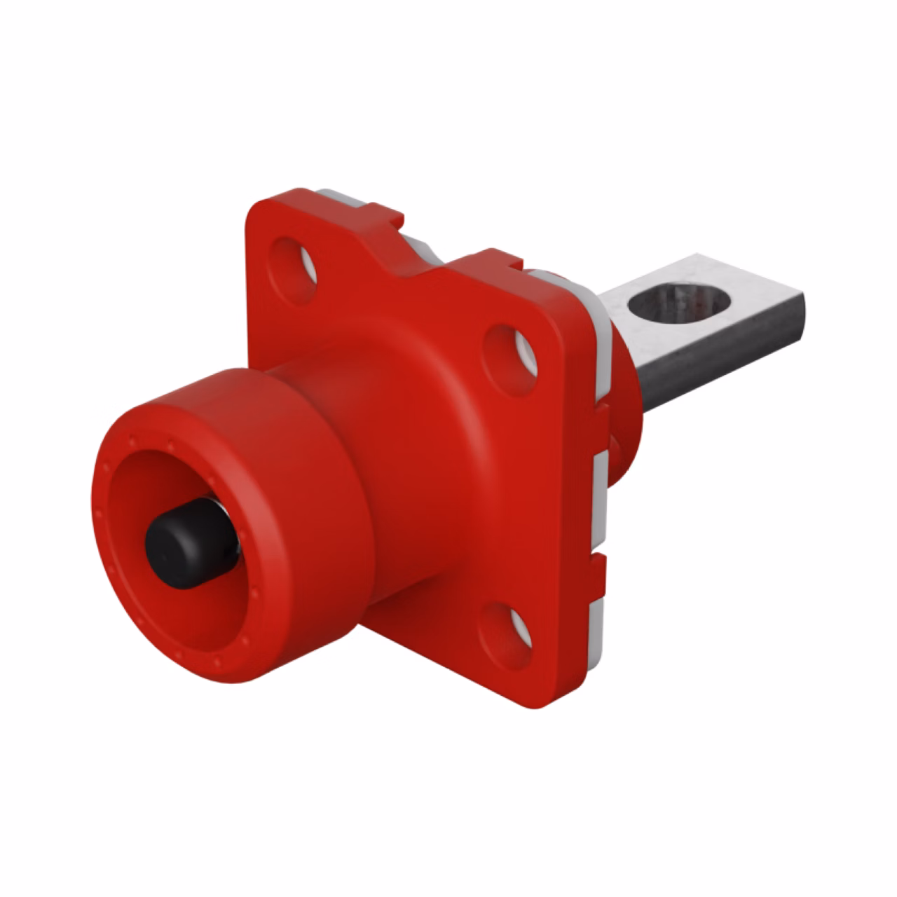 SideWize 3.40mm, 1-circuit, Red Bulkhead Connector, Flat Blade, Tray for sale