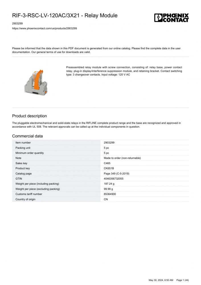 2903299 technical document page 1