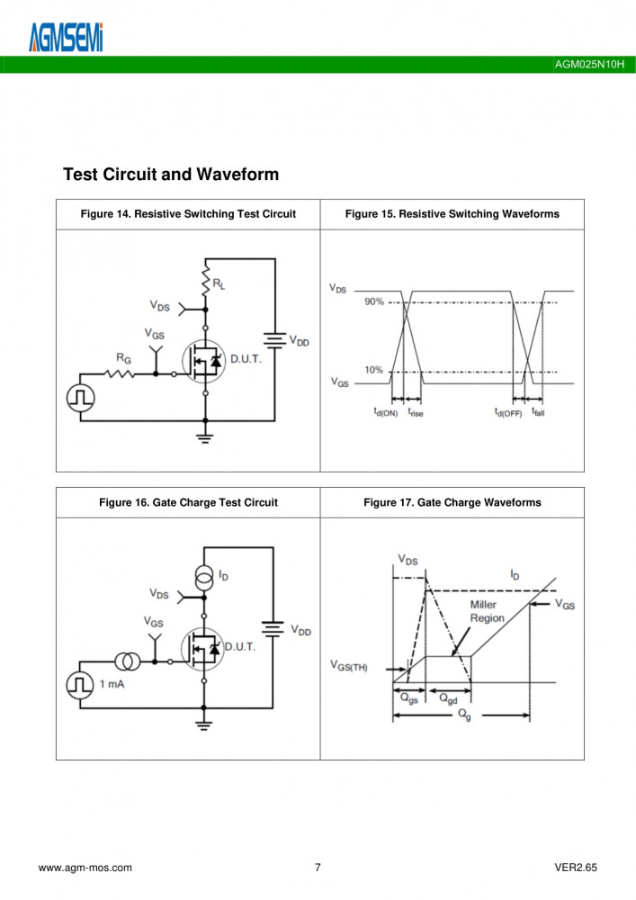 AGM025N10H datasheet page 7