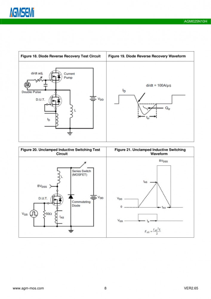 AGM025N10H datasheet page 8