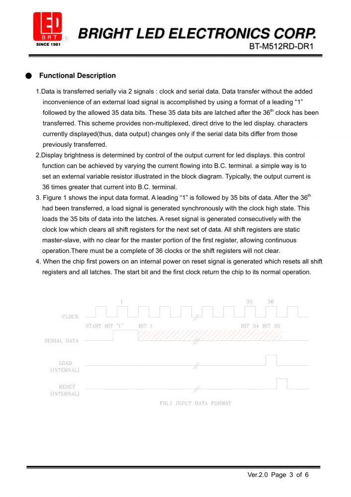 BT-M512RD datasheet page 3