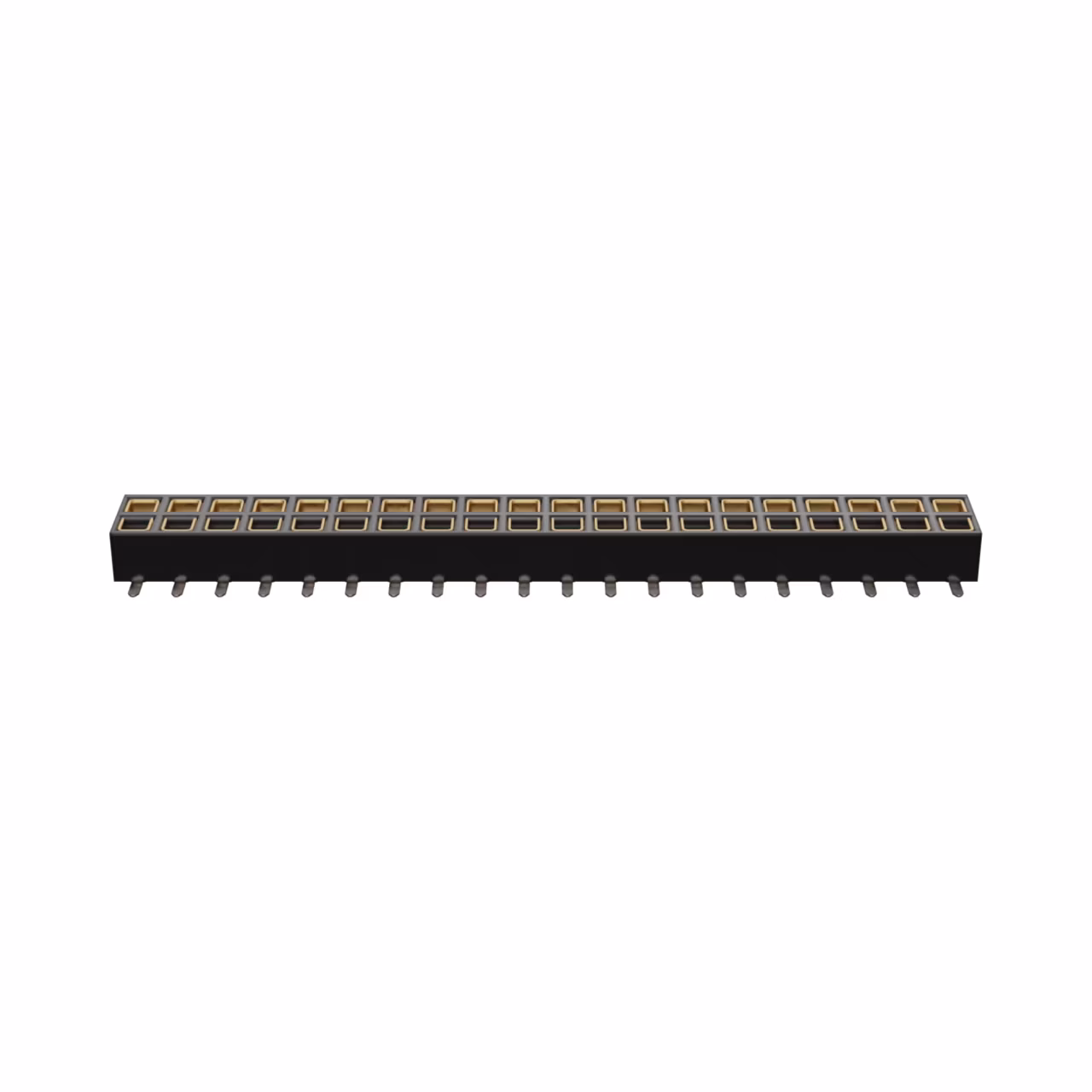 2.00mm Pitch Milli-Grid Receptacle, Surface Mount, Bottom Entry, 0.38µm Gold (Au) Plating, 40 Circuits, Tube, Lead-Free for sale