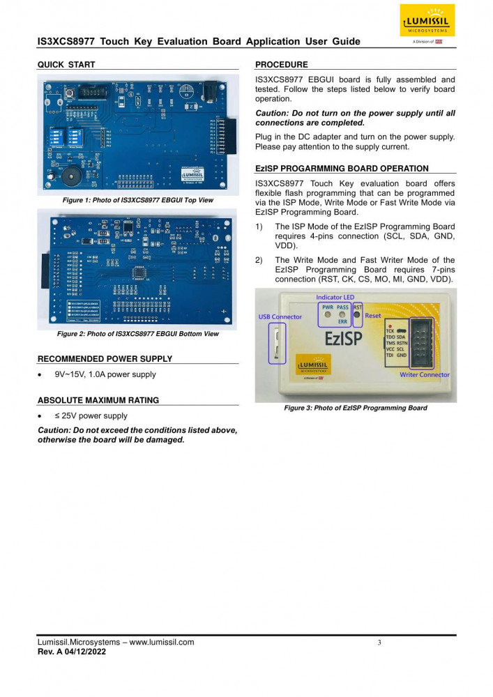 IS31CS8977 technical document page 4