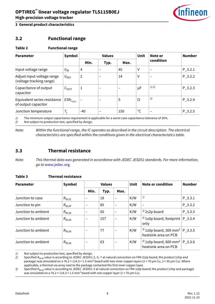 TLS115B0EJ datasheet page 8