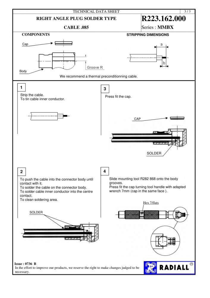 Radiall R223162000 technical document, page 3