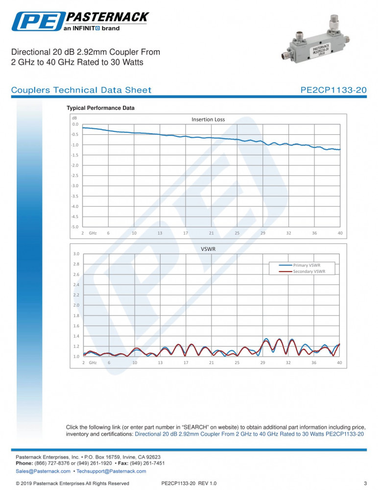 PE2CP1133-20 datasheet page 3