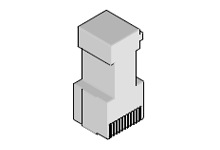 Insertion Tool for Daughter Card, 4-Pair by 6-Column Assemblies