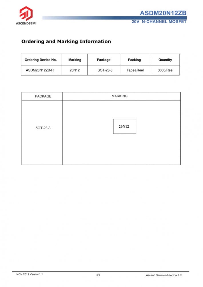 ASDM20N12ZB-R datasheet page 4
