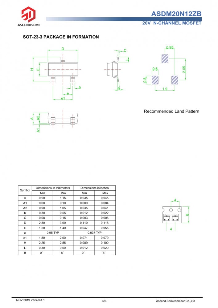 ASDM20N12ZB-R datasheet page 5