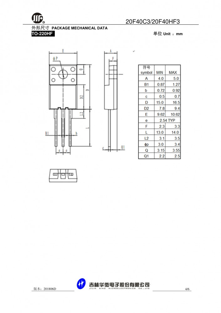 20F40HF3-220HF datasheet page 4