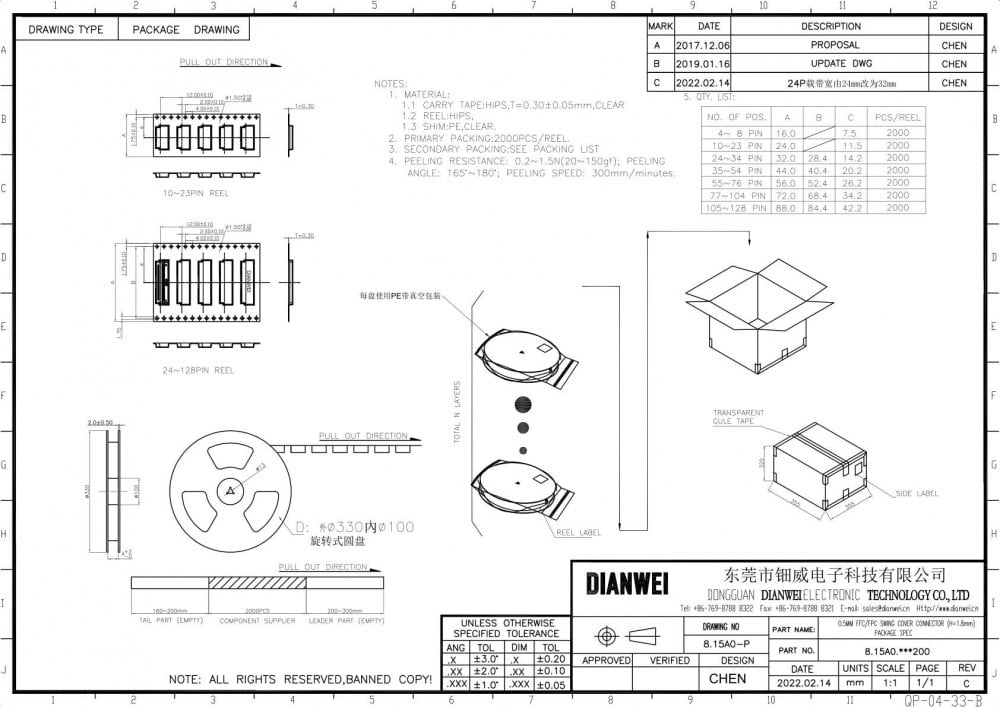 DIANWEI 8.15A specification page 3