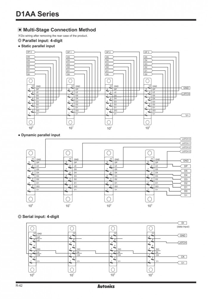D1AA Series technical document page 5