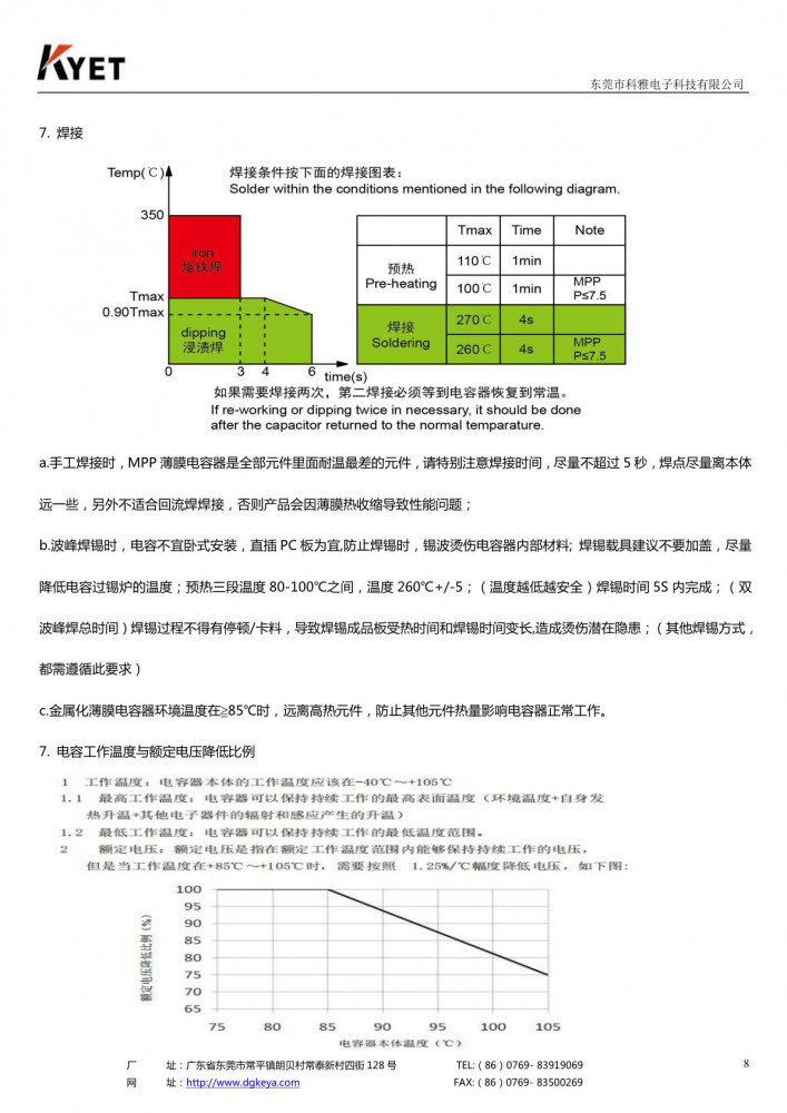 KYET MPBH126J2G2701 specification page 8