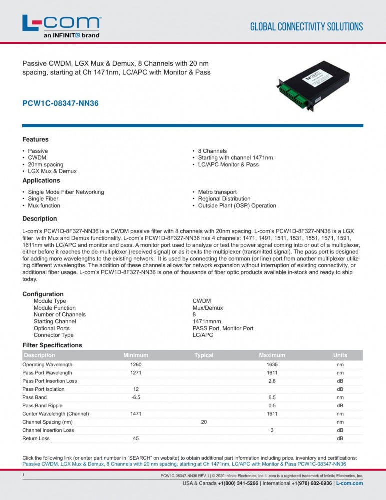 PCW1C-08347-NN36 product document page 1