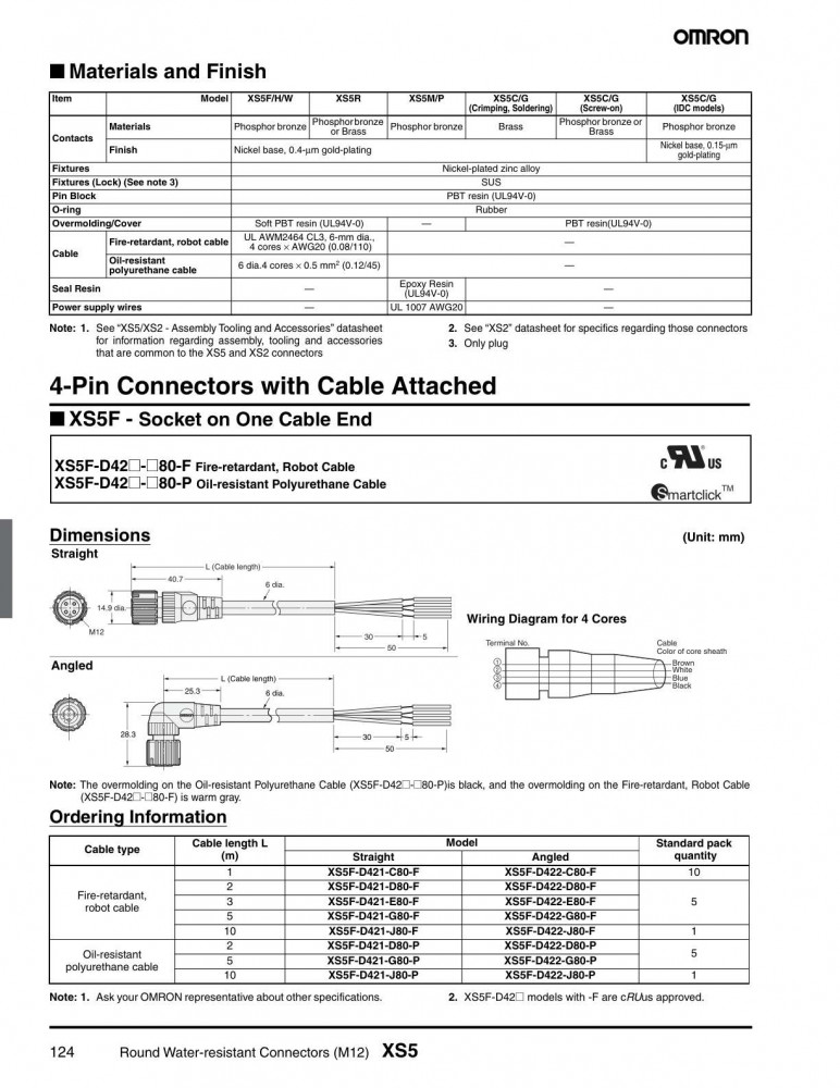 OMRON XS5 datasheet page 2
