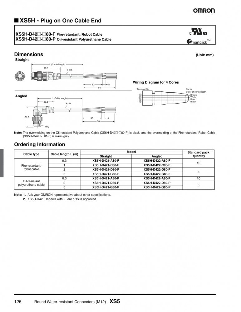 OMRON XS5 datasheet page 4