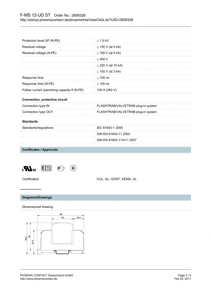 Phoenix Contact 2858328 technical document page 3