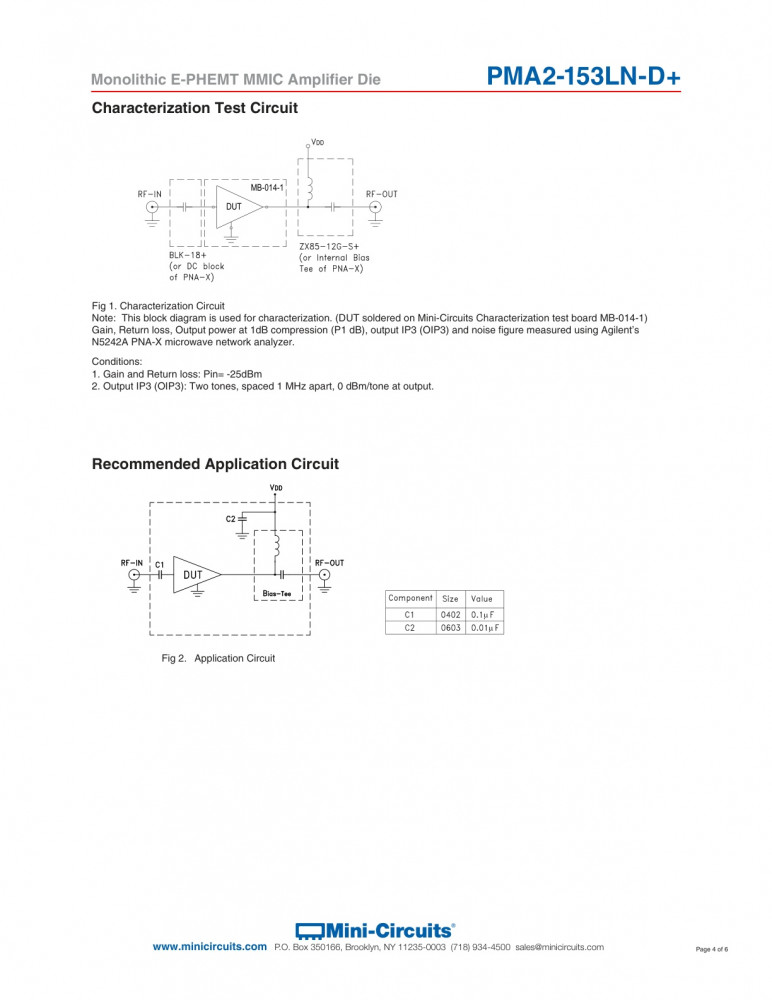 PMA2-153LN-DG+ datasheet page 4