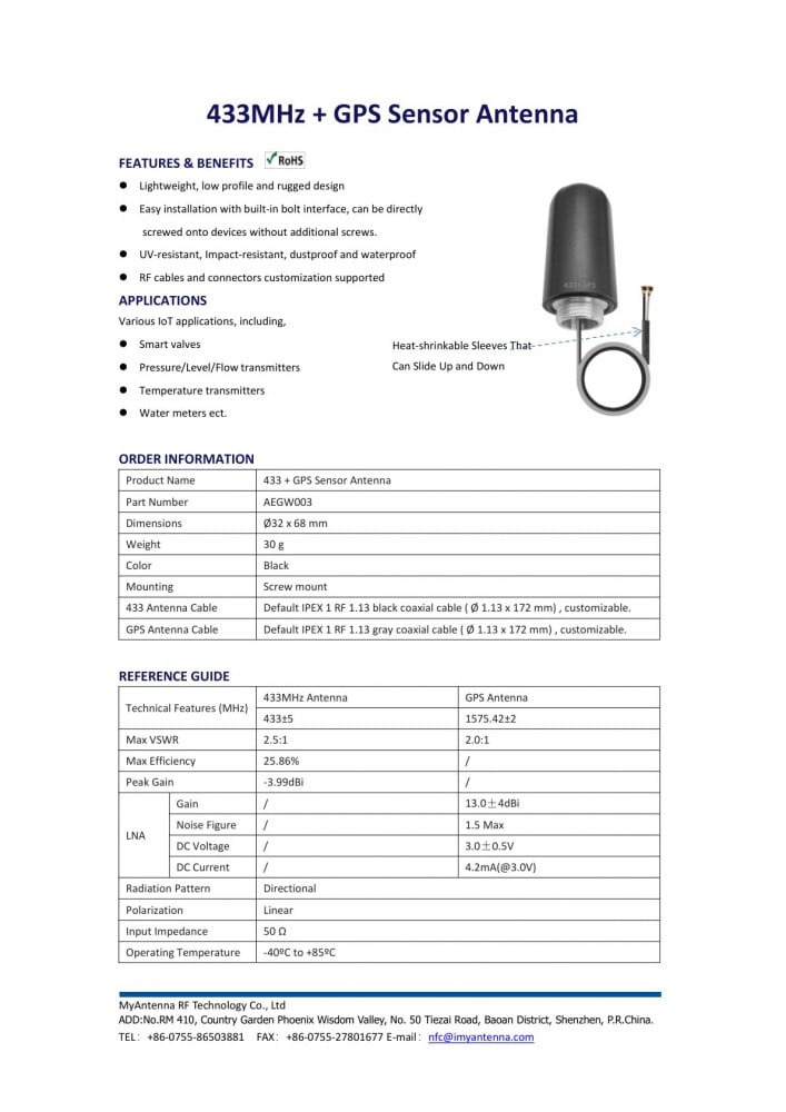 AEGW003 datasheet page 1