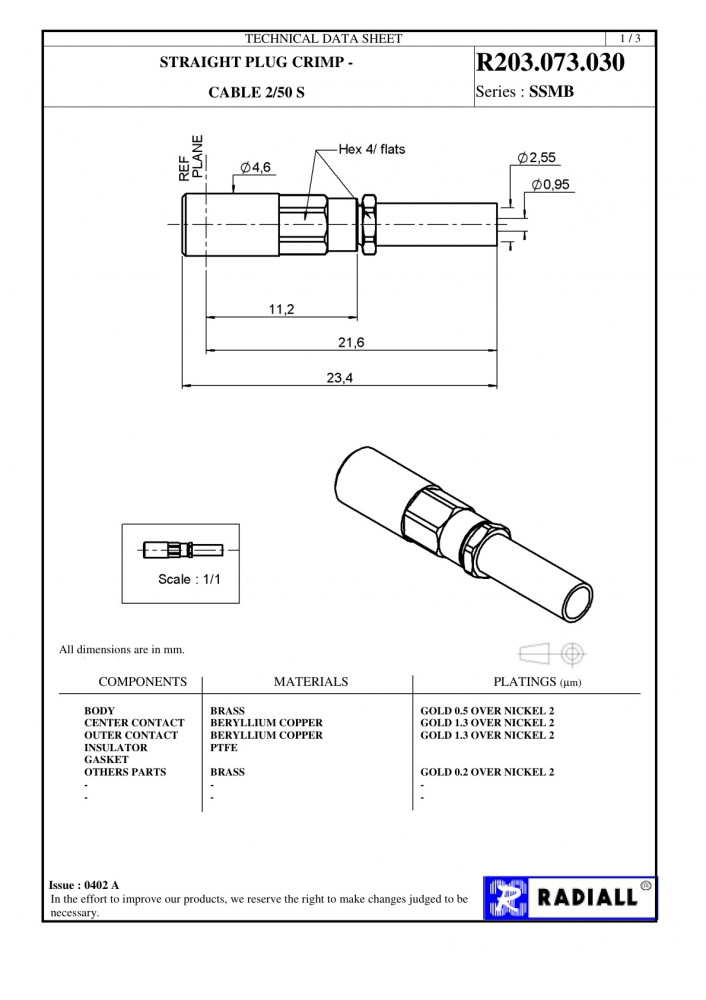 R203073030 technical document page 1