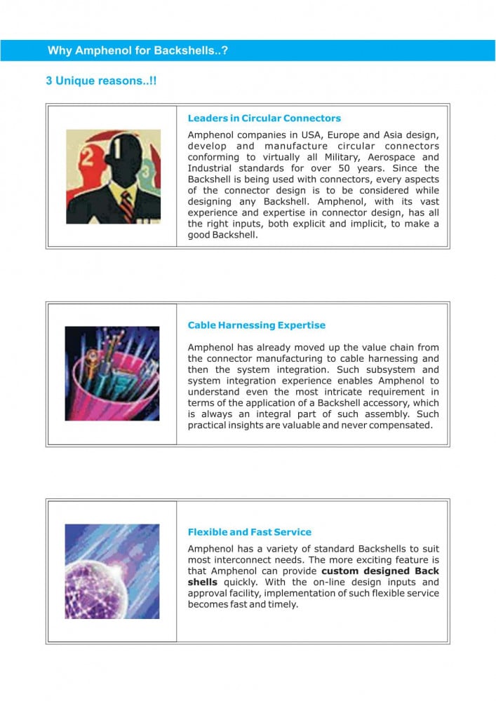 Amphenol backshell catalog page 3