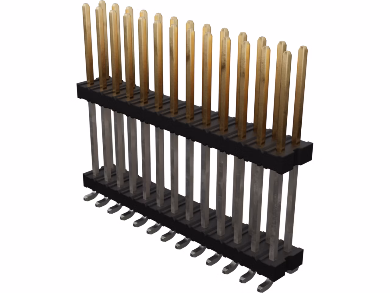 2.00mm Pitch Milli-Grid Header, Vertical, Surface Mount, Dual Row Dual Body, 26 Circuits, 0.38µm Gold (Au) Plating, 12.70mm Stacking Height, Tray, Lead-Free for sale