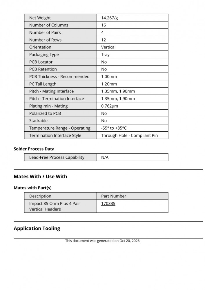 Product document image 3 for MOLEX 1703903006