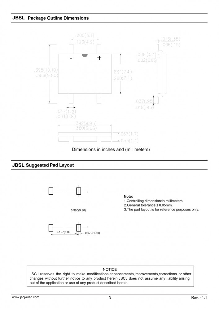 RJBSL510 datasheet page 3