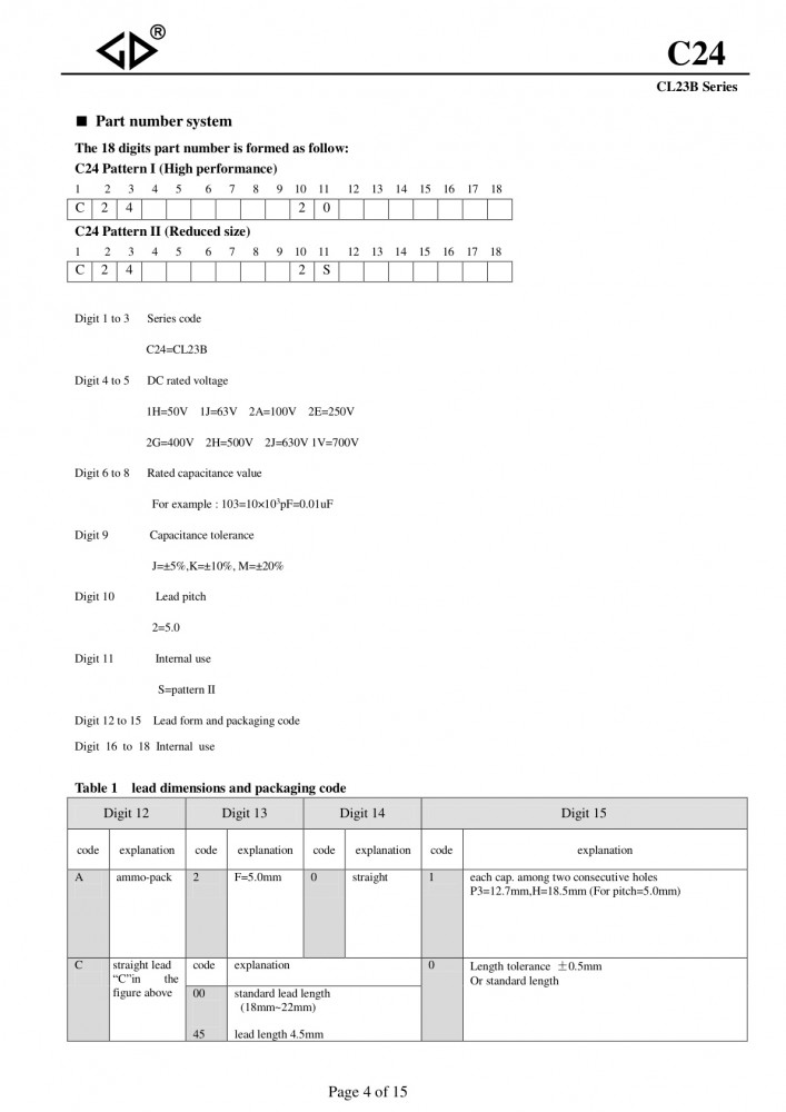 C242A103J20C000 datasheet page 4