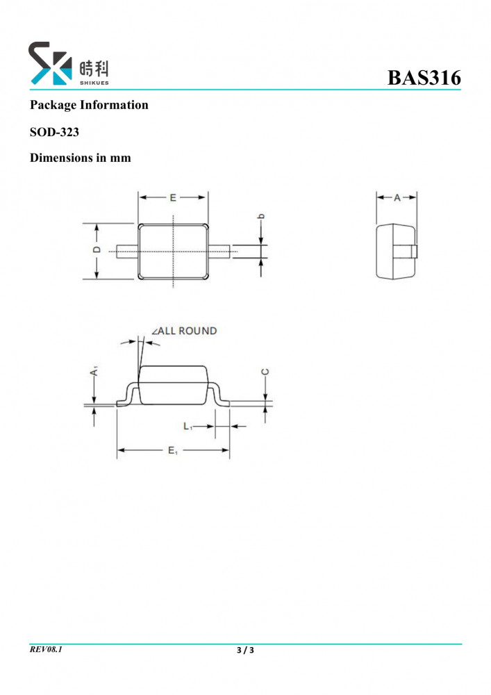 BAS316 datasheet page 3