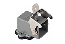 Heavy-Duty Standard (STD) Single Lever Bulkhead Mount Housing, Die-cast Aluminum, with 1 Lever, Right Angle, with Gasket, Size 3A «21x21», Grey for sale
