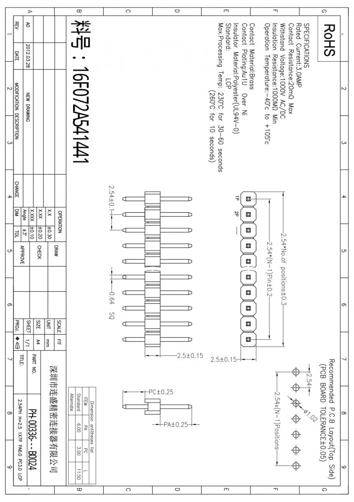 PH-00336 technical drawing preview