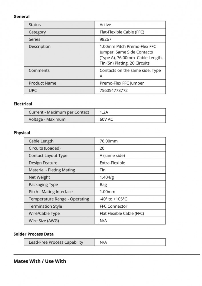 MOLEX 982670359 document page 2