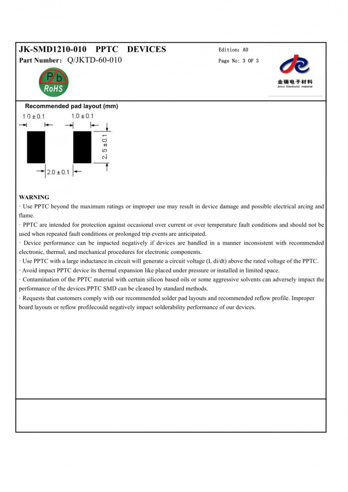 JK-SMD1210-010-60V datasheet page 3